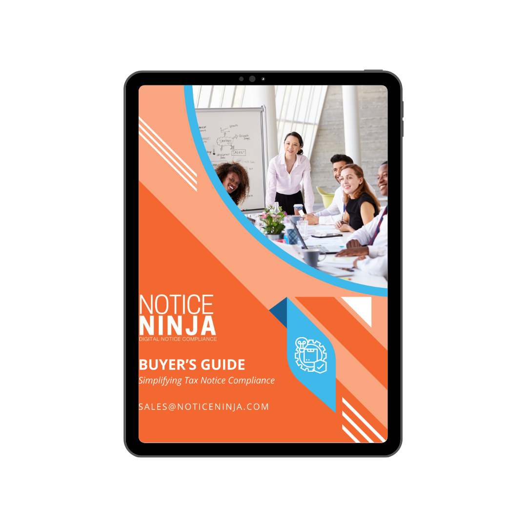 Tax Notice Compliance Automation Software | Notice Ninja Buyer's Guide
